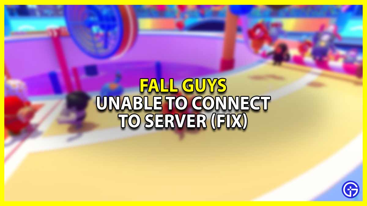 Unable To Connect To Server In Fall Guys (Solved) - Gamer Tweak