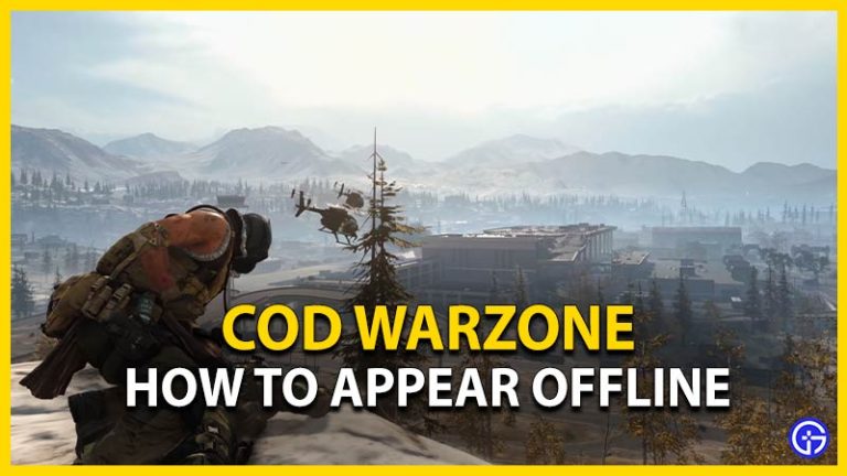 COD Warzone - How To Appear Offline - Gamer Tweak