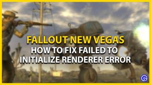 Fallout New Vegas Failed To Initialize Renderer Error Fix