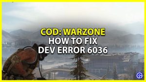 How To Fix Call Of Duty Warzone Dev Error 6036 - Gamer Tweak
