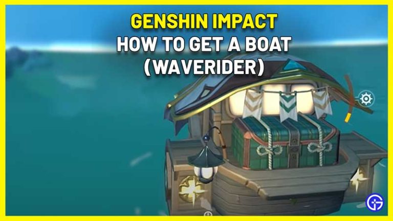 How To Get A Boat In Genshin Impact & Waverider Controls