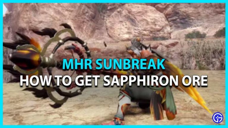 MHR Sunbreak: How To Get Sapphiron Ore - Gamer Tweak