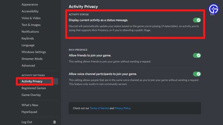 Discord Game Activity Not Showing Fix - Gamer Tweak