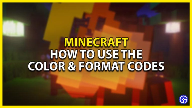 How To Use Color & Format Codes In Minecraft - Gamer Tweak