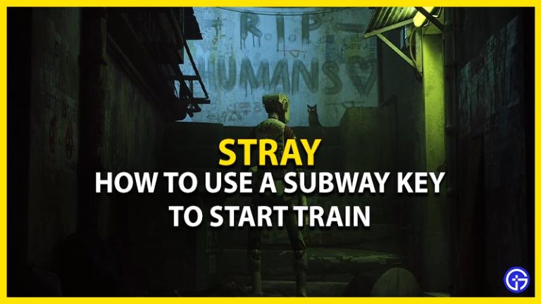 Stray - How To Use A Subway Key To Start Train (Chapter 11 Jail)