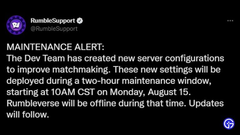 Rumbleverse Server Status: Are Servers Down? - Gamer Tweak