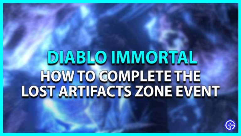 Diablo Immortal: How To Complete The Lost Artifacts Zone Event