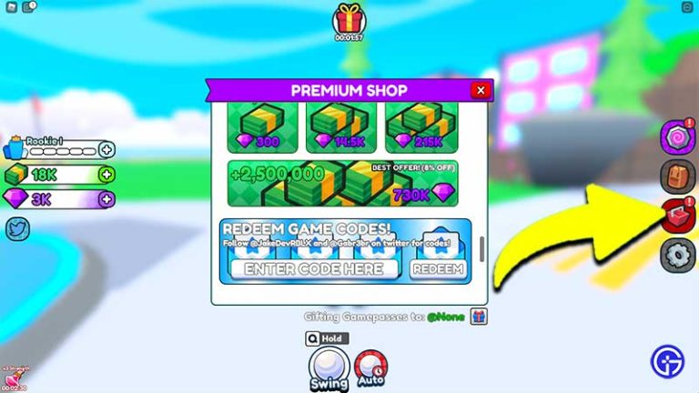 Golf Swing Simulator Codes (February 2023) - Gamer Tweak