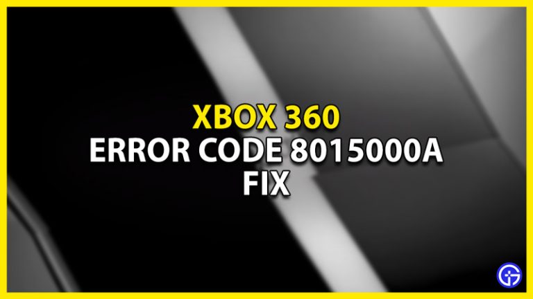 How To Fix Error Code 8015000a On Xbox 360 - Gamer Tweak