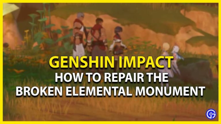 Genshin Impact Sumeru: How To Fix Broken Elemental Monuments