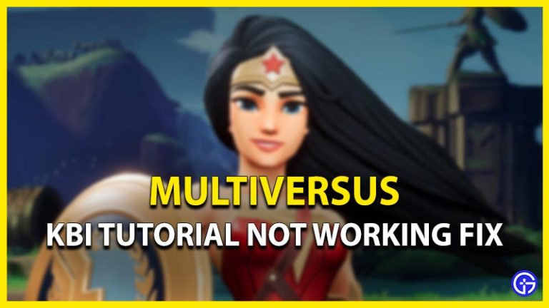 MultiVersus KBI Tutorial Not Working Issue Fix - Gamer Tweak