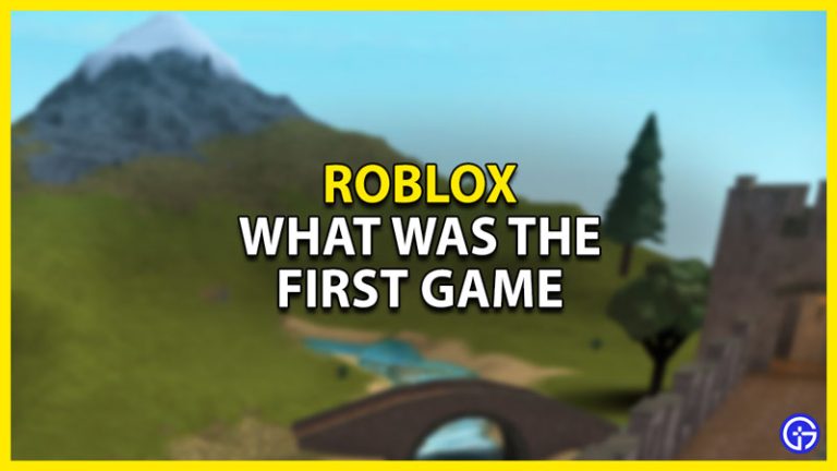 What Was The First Game On Roblox? - Gamer Tweak