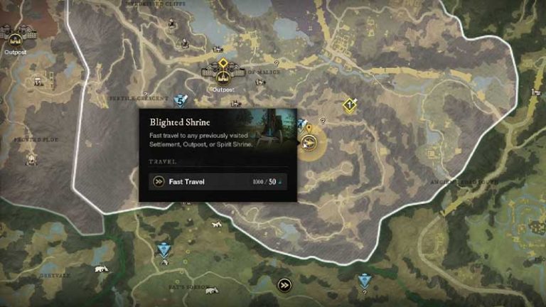 All Fast Travel Locations In New World (Shrines & Outposts)
