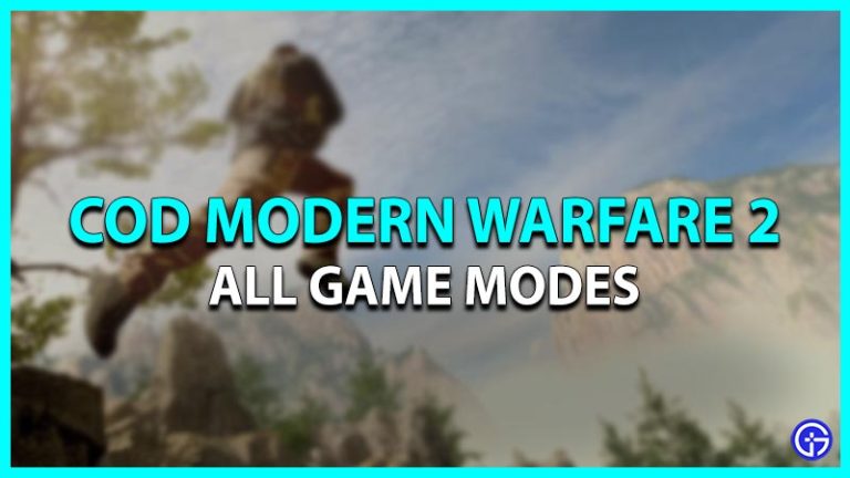All Game Modes In Modern Warfare 2- Gamer Tweak