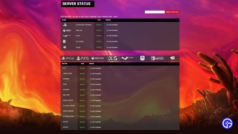 NBA 2K23 Server Status - Gamer Tweak