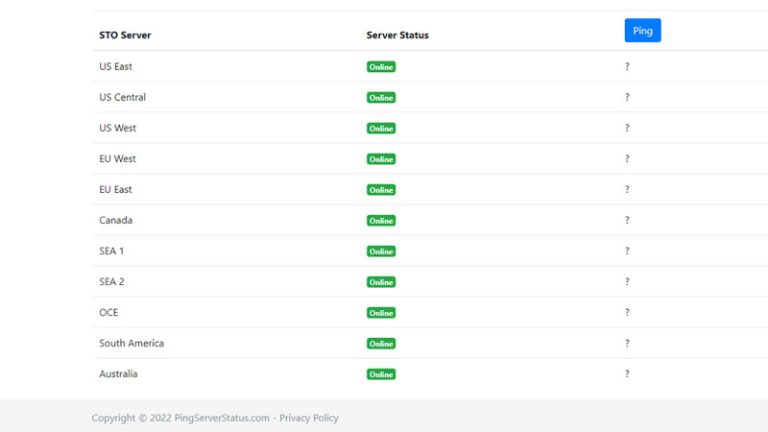 Are STO Servers Down? Check Star Trek Online Server Status