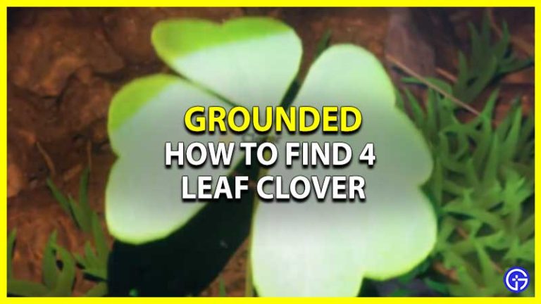How To Find 4 Leaf Clover In Grounded (Cave Location)