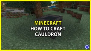 Minecraft: How To Make Cauldron & Use It - Gamer Tweak