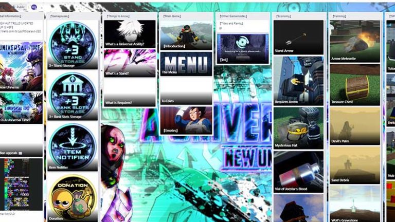 AUT Trello Link and A Universal Time Discord Servers