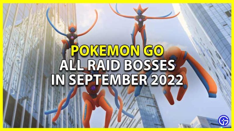 All September 2022 Pokemon GO Raid Bosses & Counters