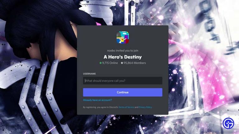 A Hero's Destiny Trello Link & Discord Server? (2023)