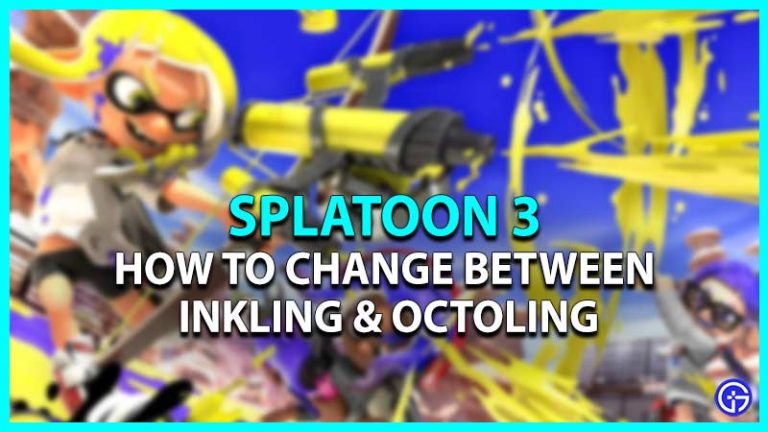 Splatoon 3: How To Change Between Inkling & Octoling
