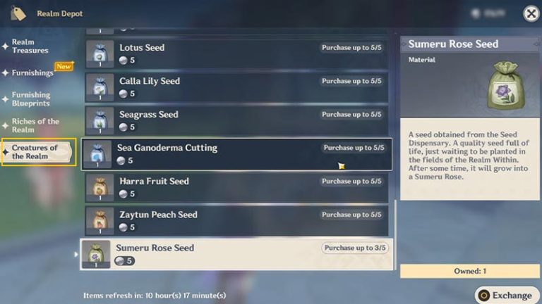 Genshin Impact Collect Sumeru Rose Seeds: How To Complete