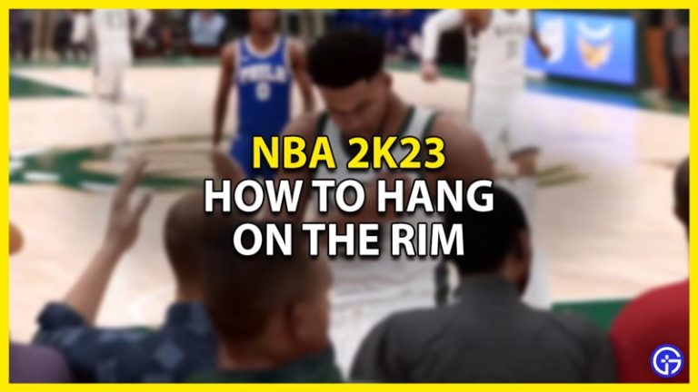 How To Hang On The Rim In NBA 2K23 - Gamer Tweak