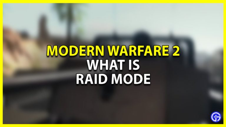 What Is The New Raid Mode In Modern Warfare 2?