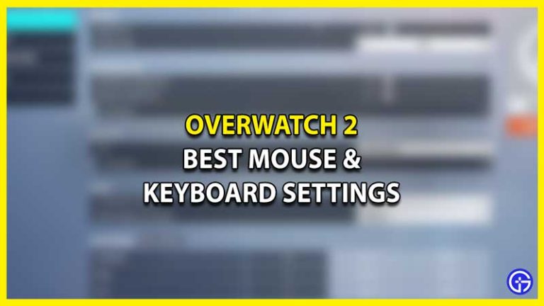 Overwatch 2: Best Mouse & Keyboard Settings - Gamer Tweak