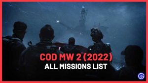COD MW2 Campaign Missions List, Locations & Rewards (2023)