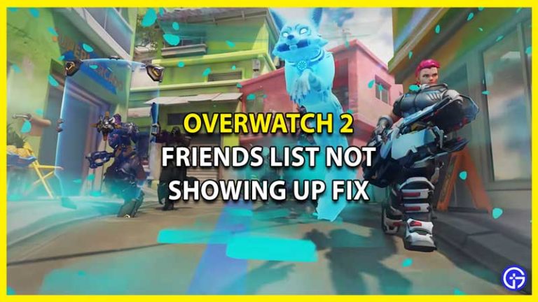 Overwatch 2: How To Fix Friends List Empty Bug - Gamer Tweak