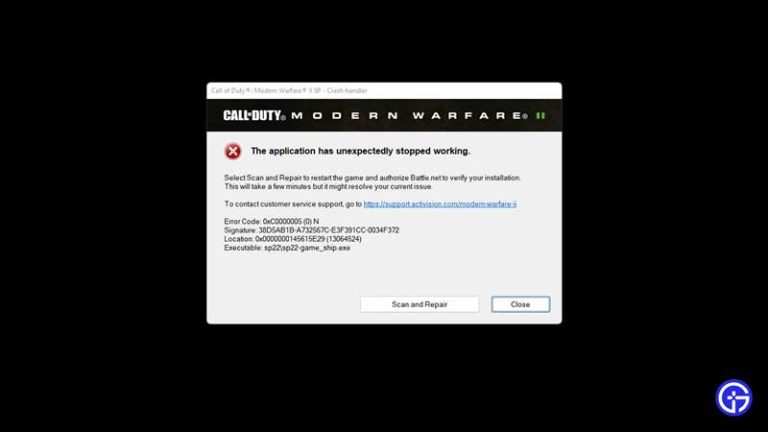How To Fix MW2 'Scan & Repair' Error (2022) - Gamer Tweak
