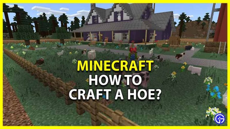 How To Craft A Hoe In Minecraft - Materials, Uses, Enchantments