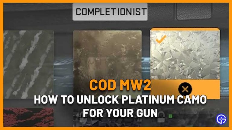 How To Unlock Platinum Camo In MW2 (Mastery) - Explained