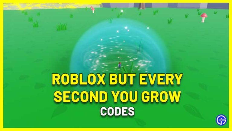 Roblox But Every Second You Grow Codes (March 2023)
