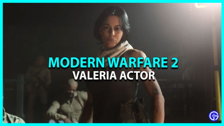 Who Played Valeria's Character In Modern Warfare 2?