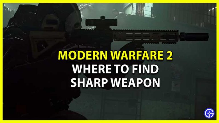 MW2 Campaign: Where To Find A Sharp Weapon - Get The Gun