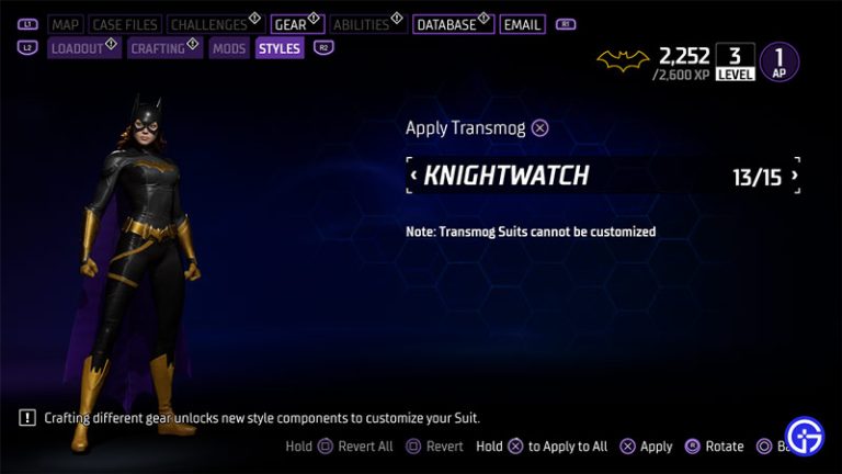 How To Unlock Transmogs & Colorways In Gotham Knights