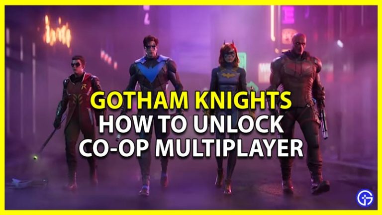 How To Unlock & Play Co-op Multiplayer In Gotham Knights