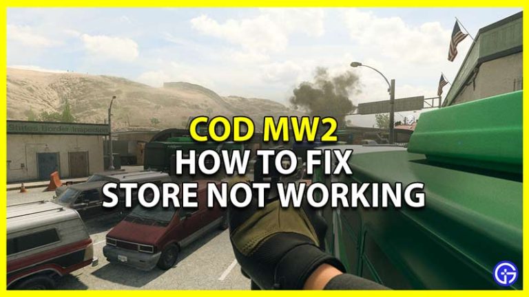 How To Fix Store Not Working Error In CoD MW2 - Gamer Tweak