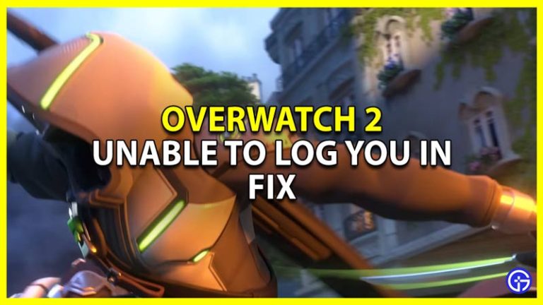 How To Fix The Can't Log In To Overwatch 2 Error - Gamer Tweak