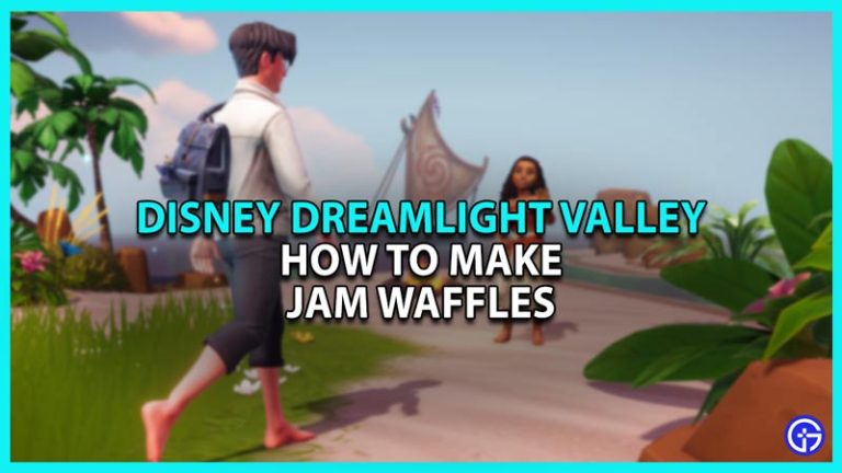 How To Make Jam Waffles In Disney Dreamlight Valley