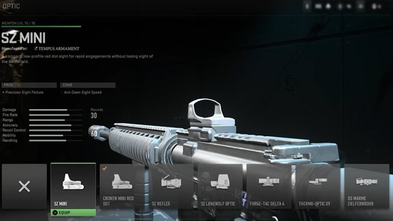 How To Unlock Optics Or Weapon Sights In MW2 - Gamer Tweak