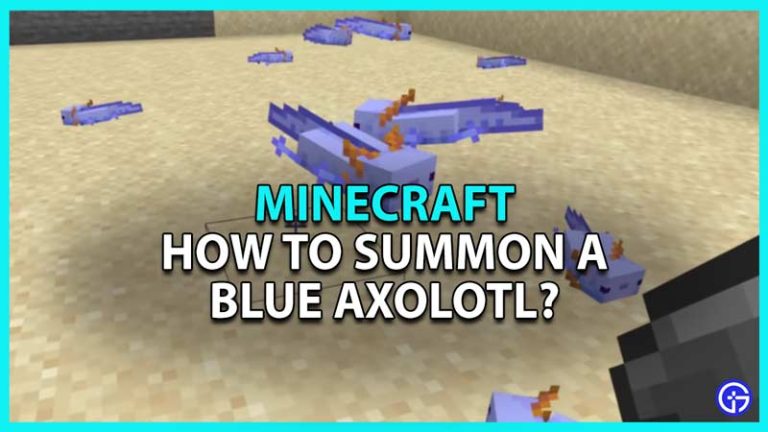 How To Summon A Blue Axolotl In Minecraft - Gamer Tweak