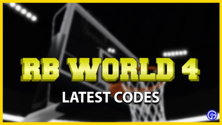 RB World 4 Codes (July 2023) Roblox - Gamer Tweak