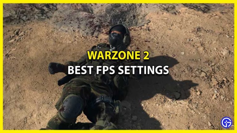 COD Warzone 2: Best Settings To Improve FPS - Gamer Tweak