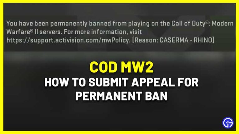 How To Submit Ban Appeal For COD MW2 [2023]