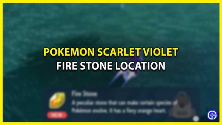 Pokemon Scarlet Violet Fire Stone Location - Gamer Tweak