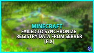 'Failed to Synchronize Registry Data from Server' Error in Minecraft